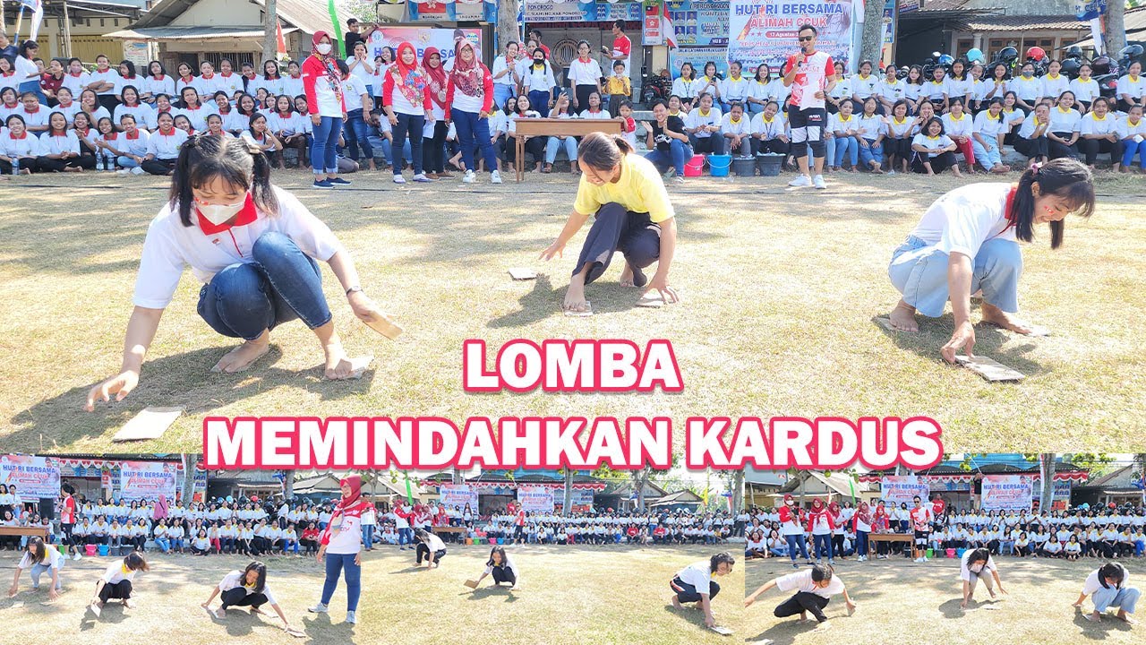 LOMBA MEMINDAHKAN KARDUS | LUCU | ALIMAH CCUK | PT CCUK PONOROGO - YouTube