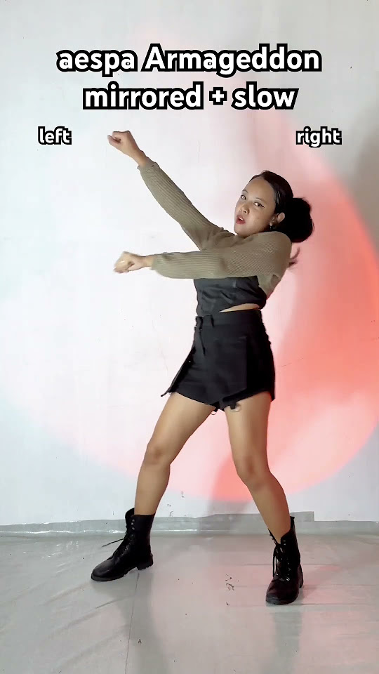 [tutorial] aespa armageddon dance tutorial mirrored and slow mo #aespa #aespaarmageddon # ...