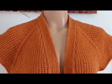 38-40 beden yelek hırka örgü modeli / Örgü modelleri / knitting pattern 1.
