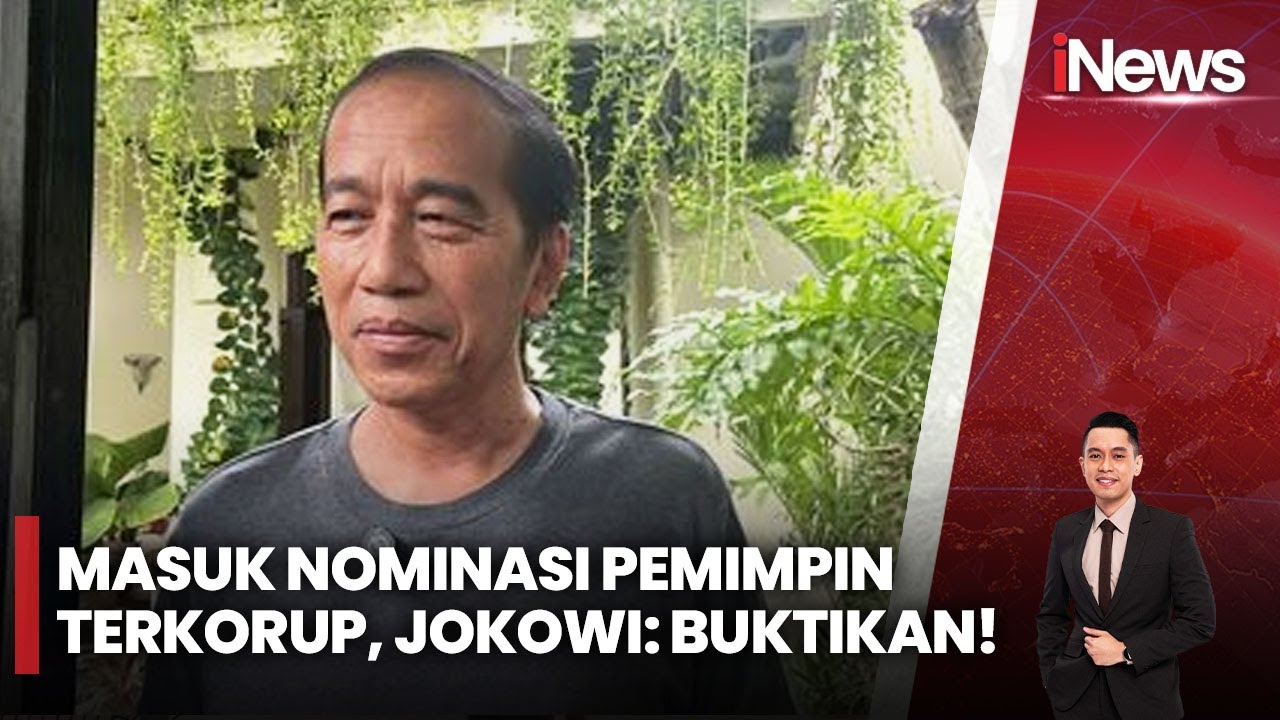 OCCRP Rilis Daftar Finalis Pemimpin Terkorup di Dunia, Jokowi Masuk ...
