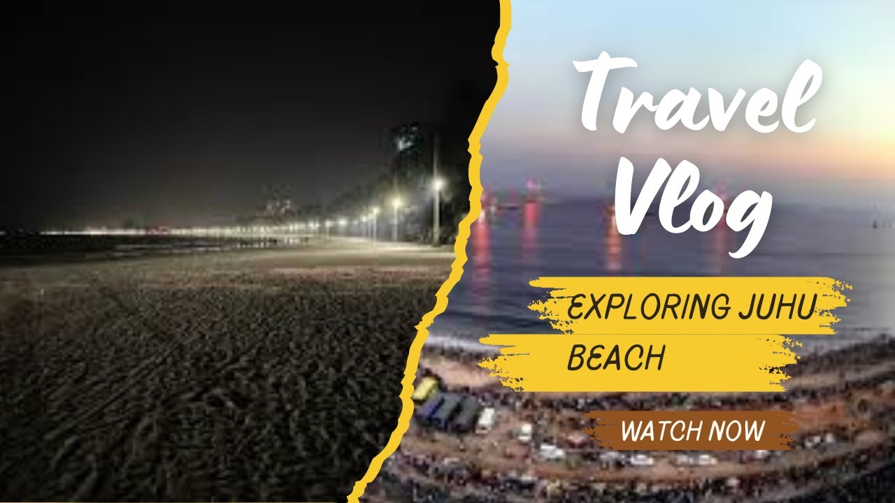 Exploring Mumbai Juhu Beach night view I Travel Vlog - YouTube
