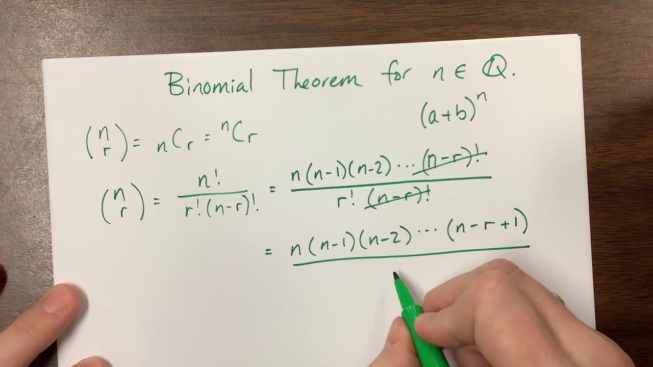 Binomial Expansion for rational values of n. (Part 1) - YouTube