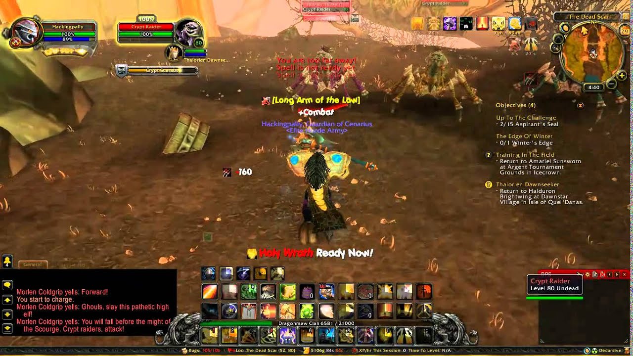 World of Warcraft Thalorien Dawnseeker - YouTube