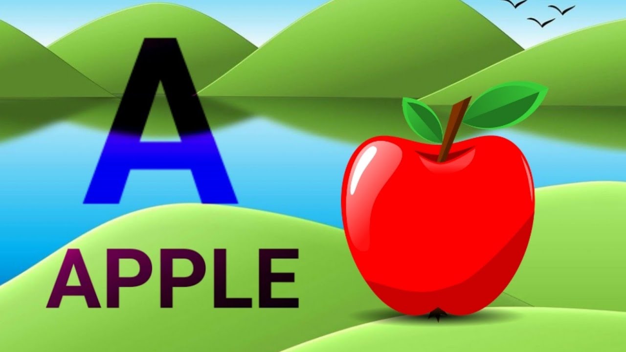 a for apple|abcd|phonic song|kids abcd videos| alphabets - YouTube