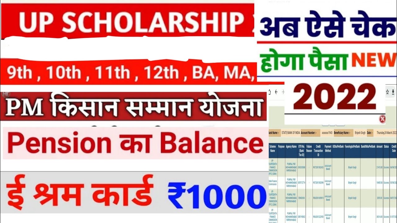 Up Scholarship Kab Tak Aayega 2021 22 Up Scholarship Latest News Today