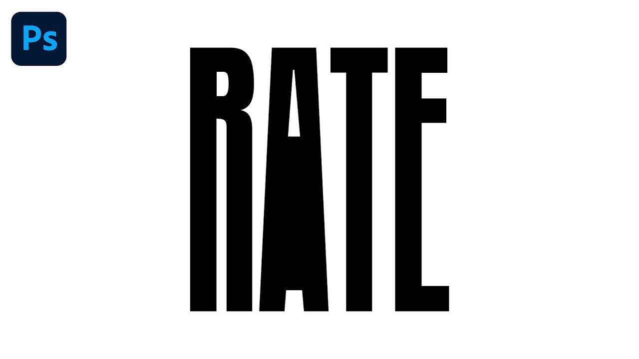 1-Minute Photoshop - Stretch Text Effect Photoshop Tutorial (Easy ...