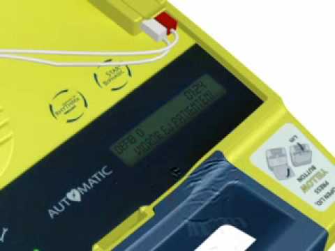 Swedish AED defibrillator Powerheart G3 Plus user demo Cardiac Science ...