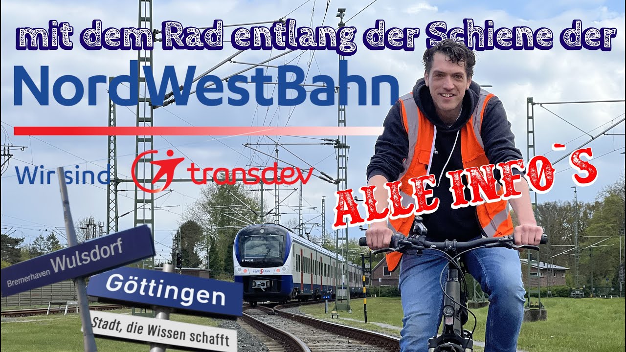 Mit dem Rad entlang der Schiene der NordWestBahn - von Bremerhaven nach ...
