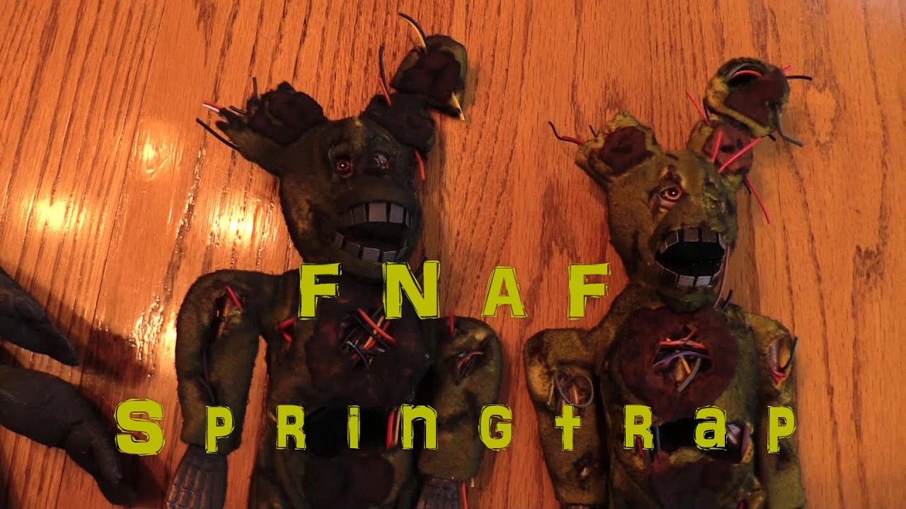 FNAF Springtrap Plush Pattern - YouTube