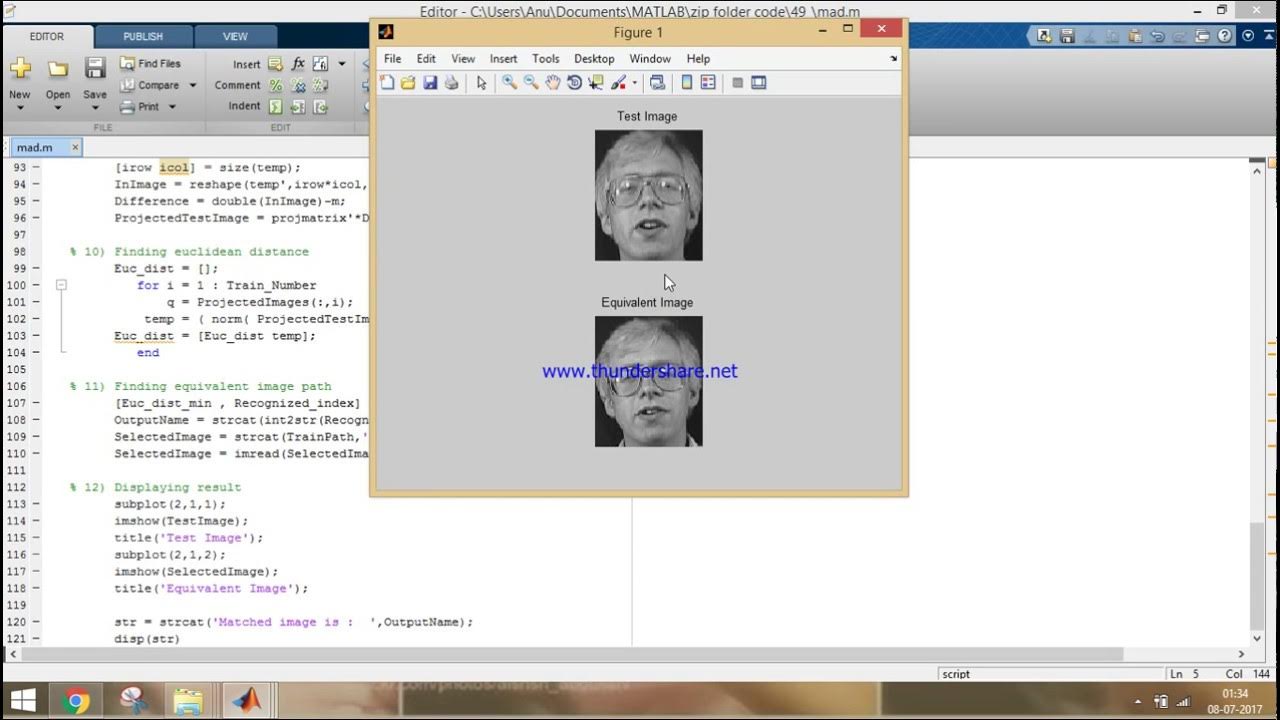 Face Recognition using PCA and Eigenface approach using Matlab - Part 2.9 - YouTube