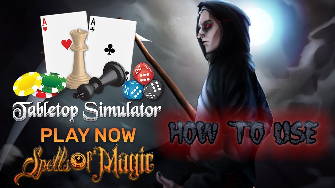 How to Build Spells of Magic Decks on Table Top Simulator - YouTube