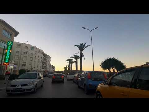 Le Kram To La Marsa, Carthage,  Tunisia 🇹🇳 4k , المرسى , الكرم, قرطاج