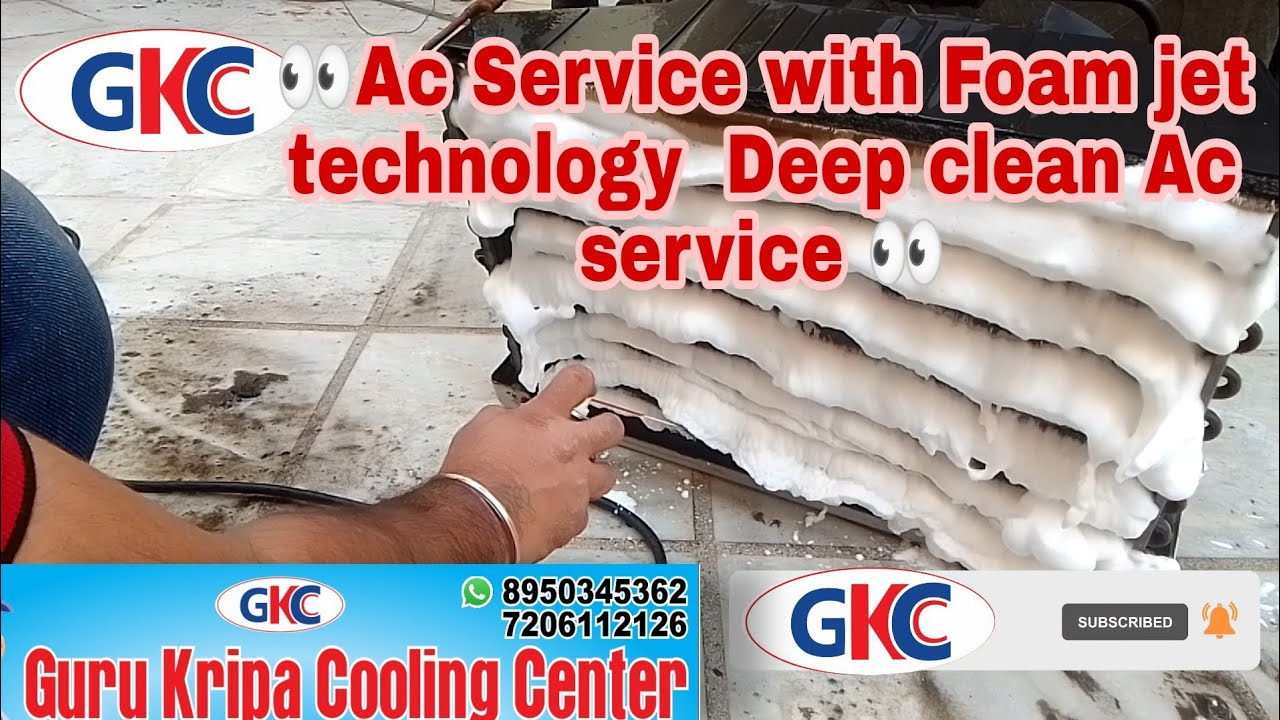 ac service. Ac Service with Foam jet technology - YouTube