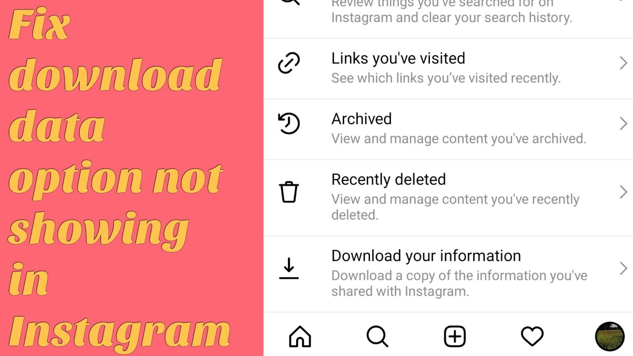 How to download data from instagram | Download your information on ...