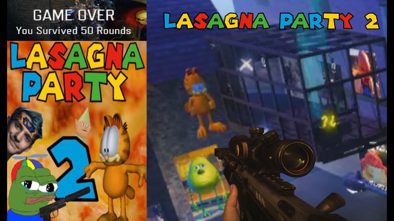 Lasagna Party 2 | Modded BO3 Zombies EE - YouTube
