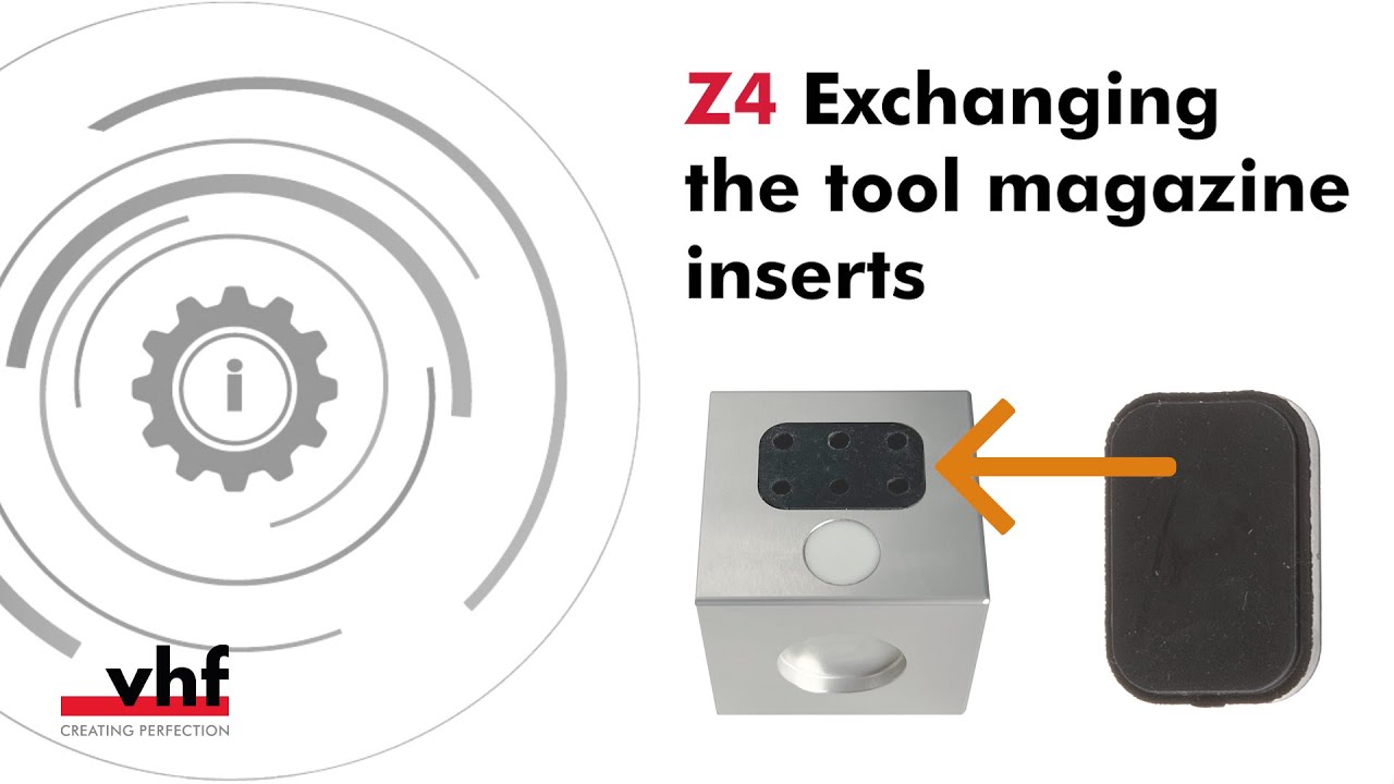 Z4 – Exchanging the tool magazine inserts - YouTube