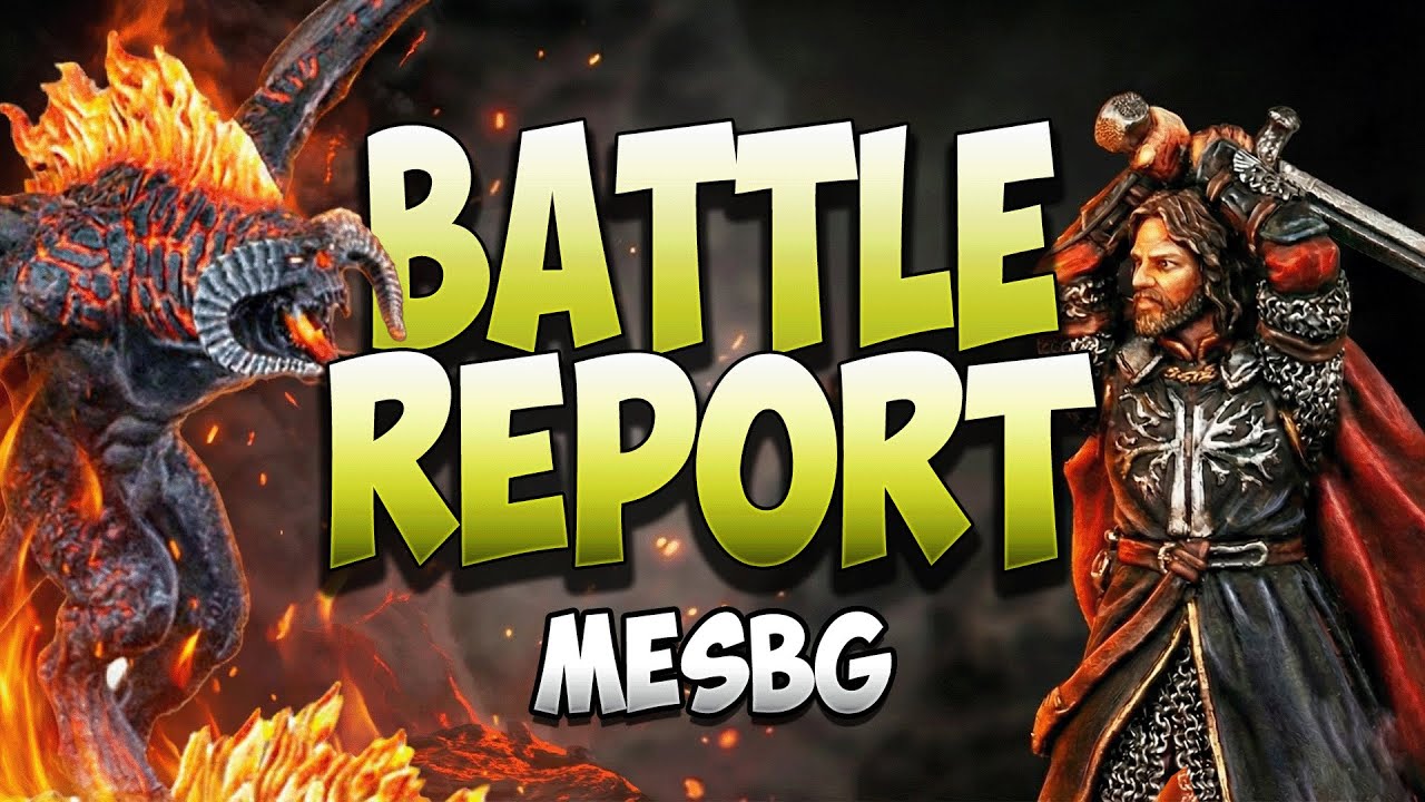 Men of the West vs Depths of Moria | MESBG Battle Report | Middle Earth ...