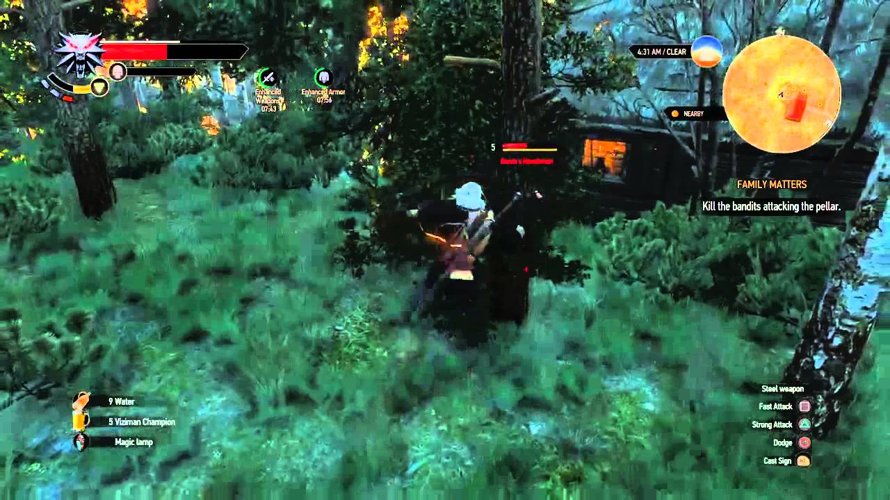 The Witcher 3: Wild Hunt | Famiy Matters - Kill The Bandits Attacking ...