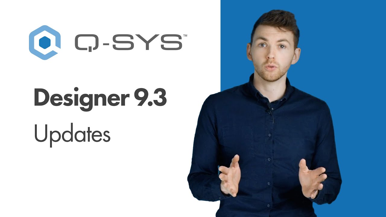 Updates in Q-SYS Designer v9.3 - YouTube