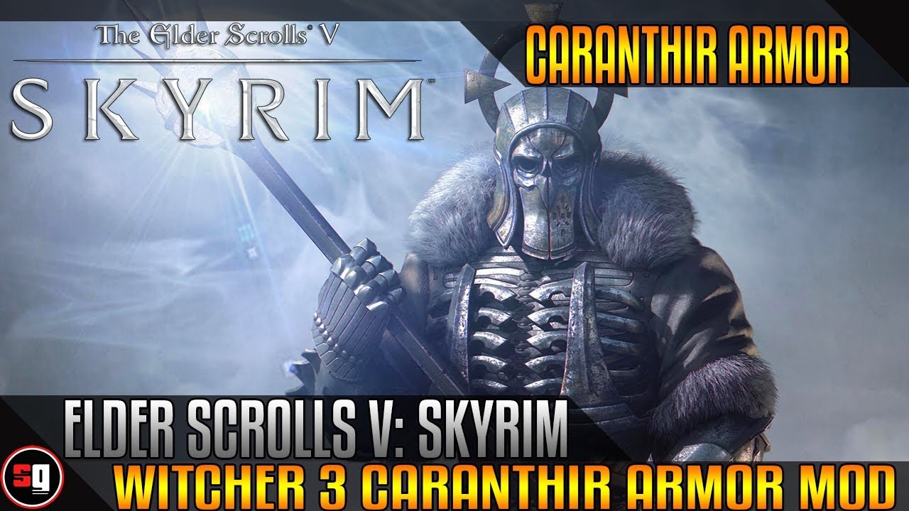 Skyrim - Witcher 3 Caranthir Armor Mod - YouTube