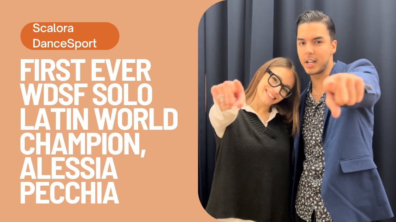 First Ever WDSF Solo Latin World Champion, Alessia Pecchia - YouTube