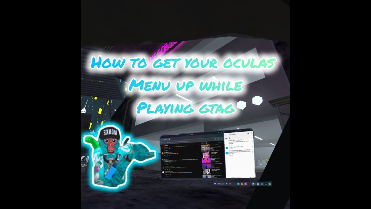 (patched) How to get your oculas menu up in gtag - YouTube
