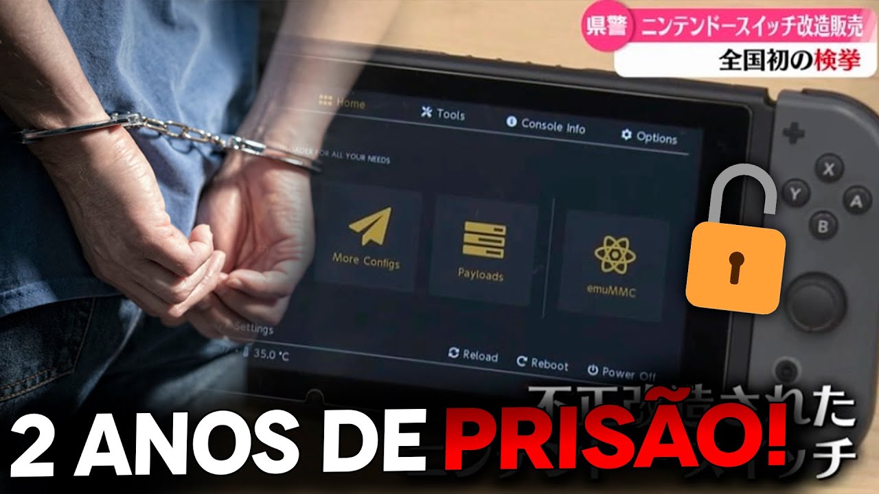 NINTENDO NÃO PERDOA! HOMEM É PRESO POR VENDER SWITCH MODIFICADO - YouTube