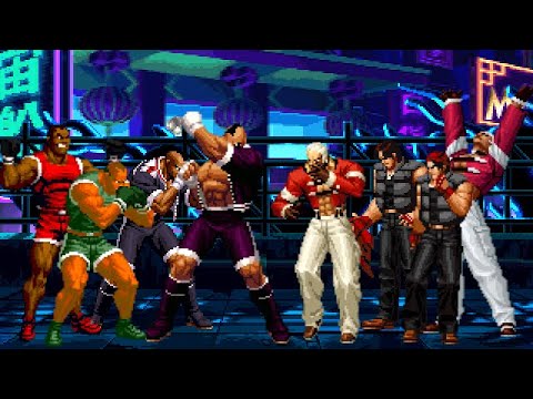 [KOF Mugen] Mugengers - Boxers vs Brawlers | Heavy-D & Bison vs Ralf ...
