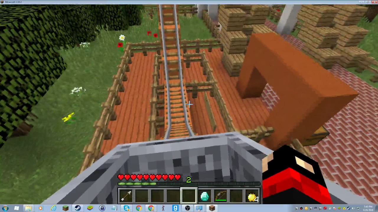 Minecraft (movie world theme park) Re-upload - YouTube