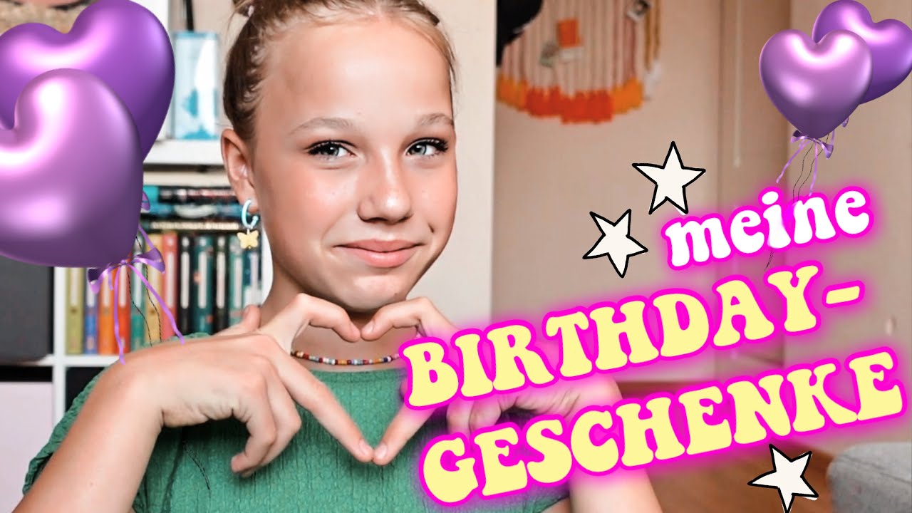 MEINE GEBURTSTAGS-GESCHENKE 2022 🥳 Birthday GIRL 🫶 HEY ISI - YouTube