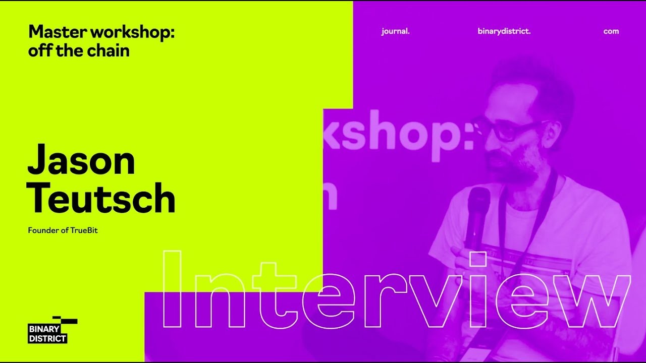 Jason Teutsch - Master Workshop: Off the chain - YouTube