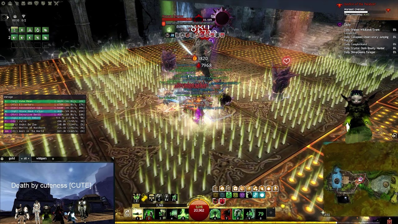Guild wars 2 - Raid W4 MO - YouTube