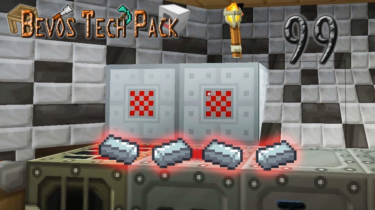 Die ersten Stahl Barren | Minecraft Lets Play Bevos Tech Pack #099 ...