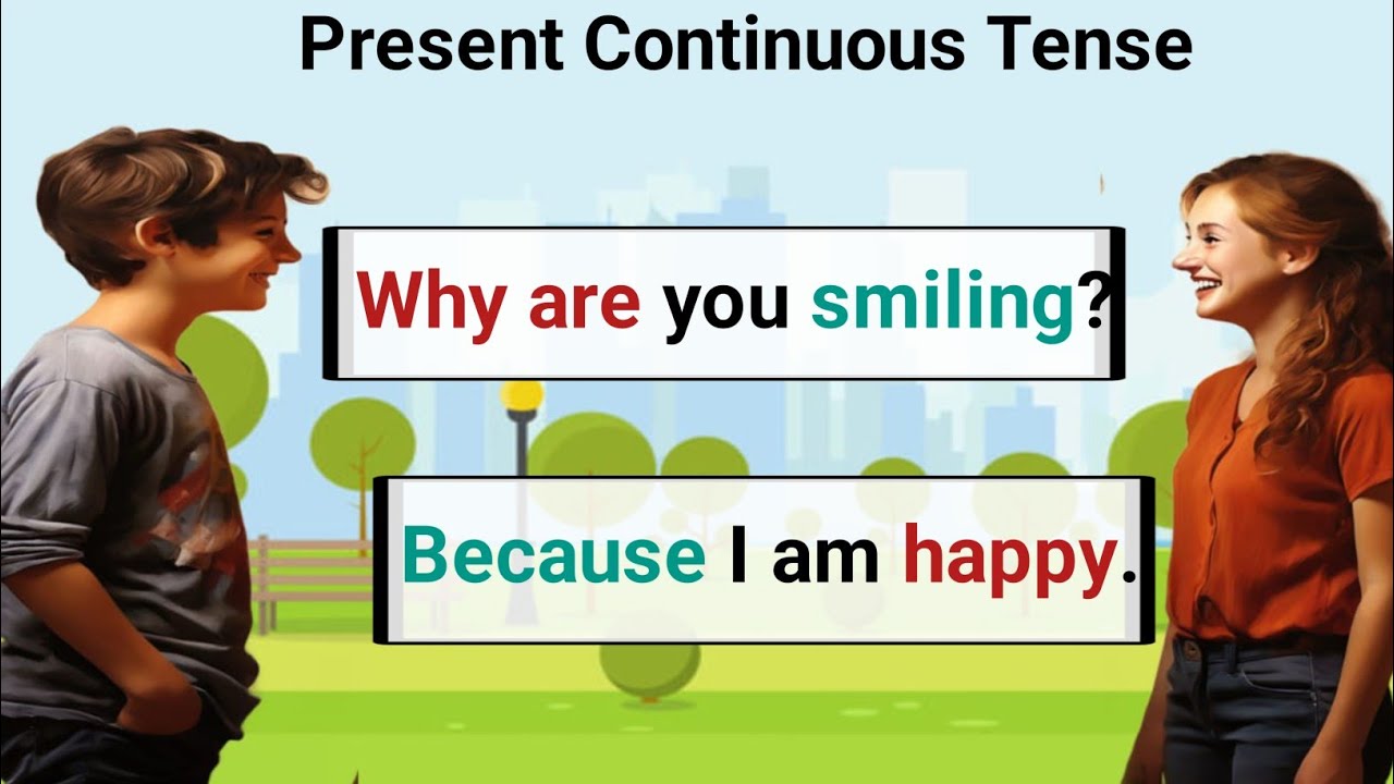 Present Continuous Tense | English Conversation | English Speaking ...