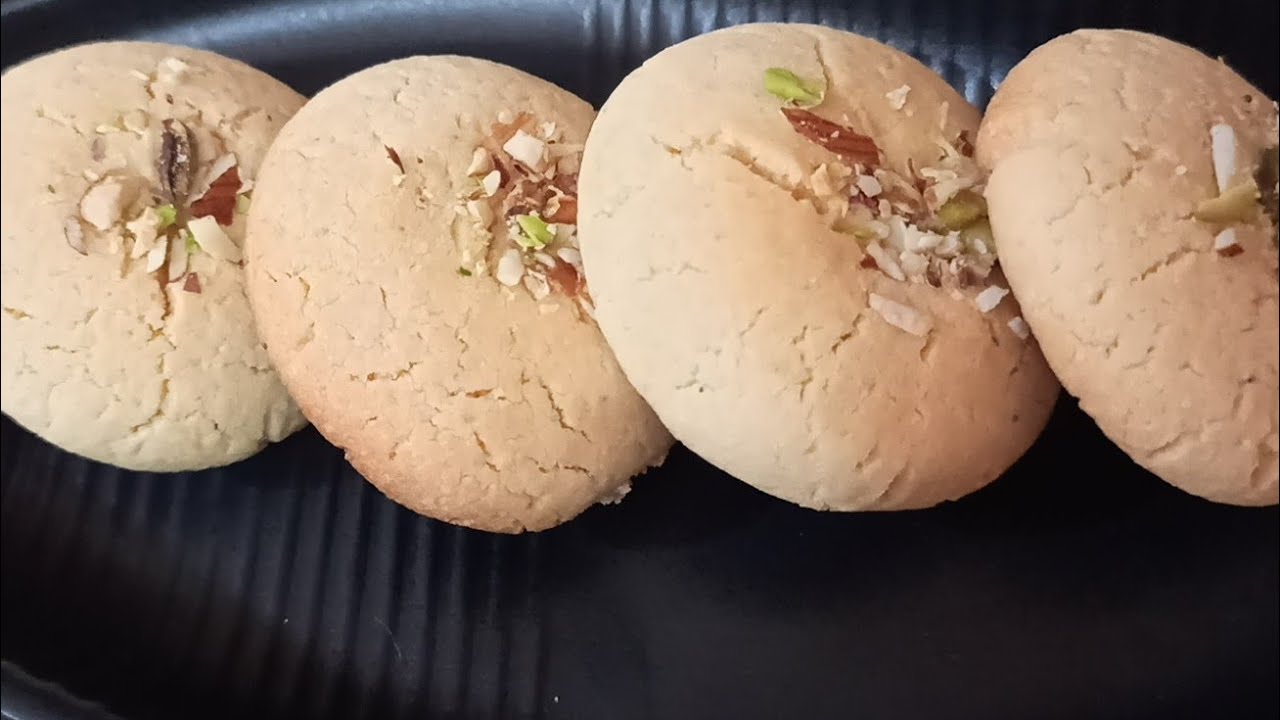 Naan Khatai | Easy Eggless Nan Khatai Biscuit | Indian Cookies | घर पर ...