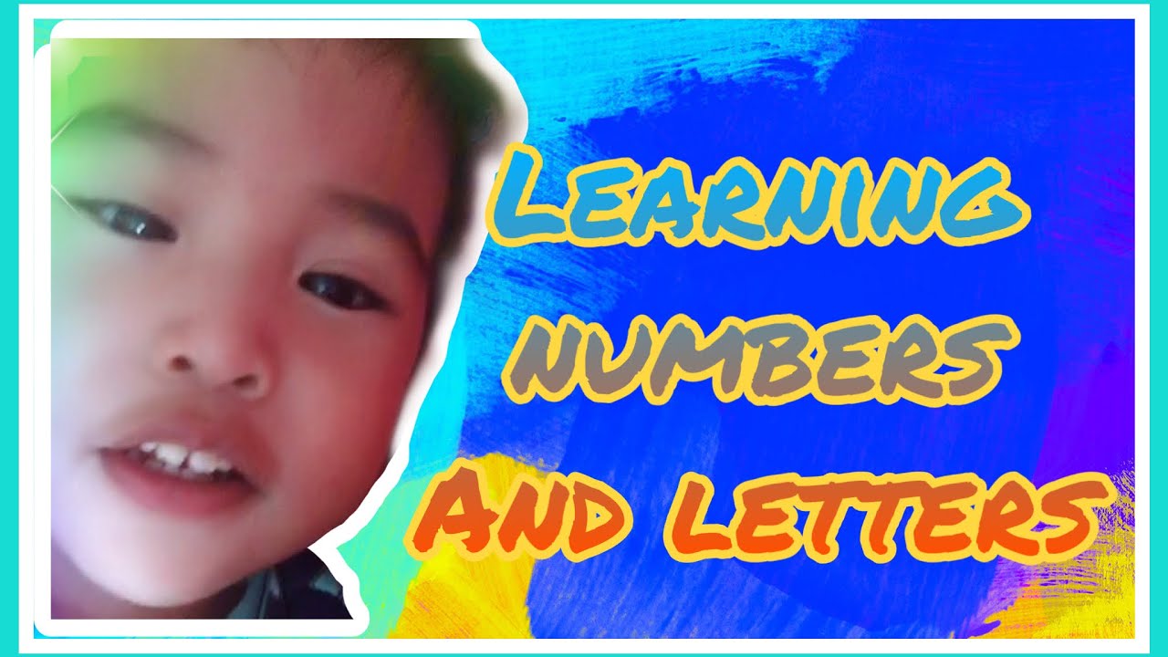 Learning numbers and letters - YouTube