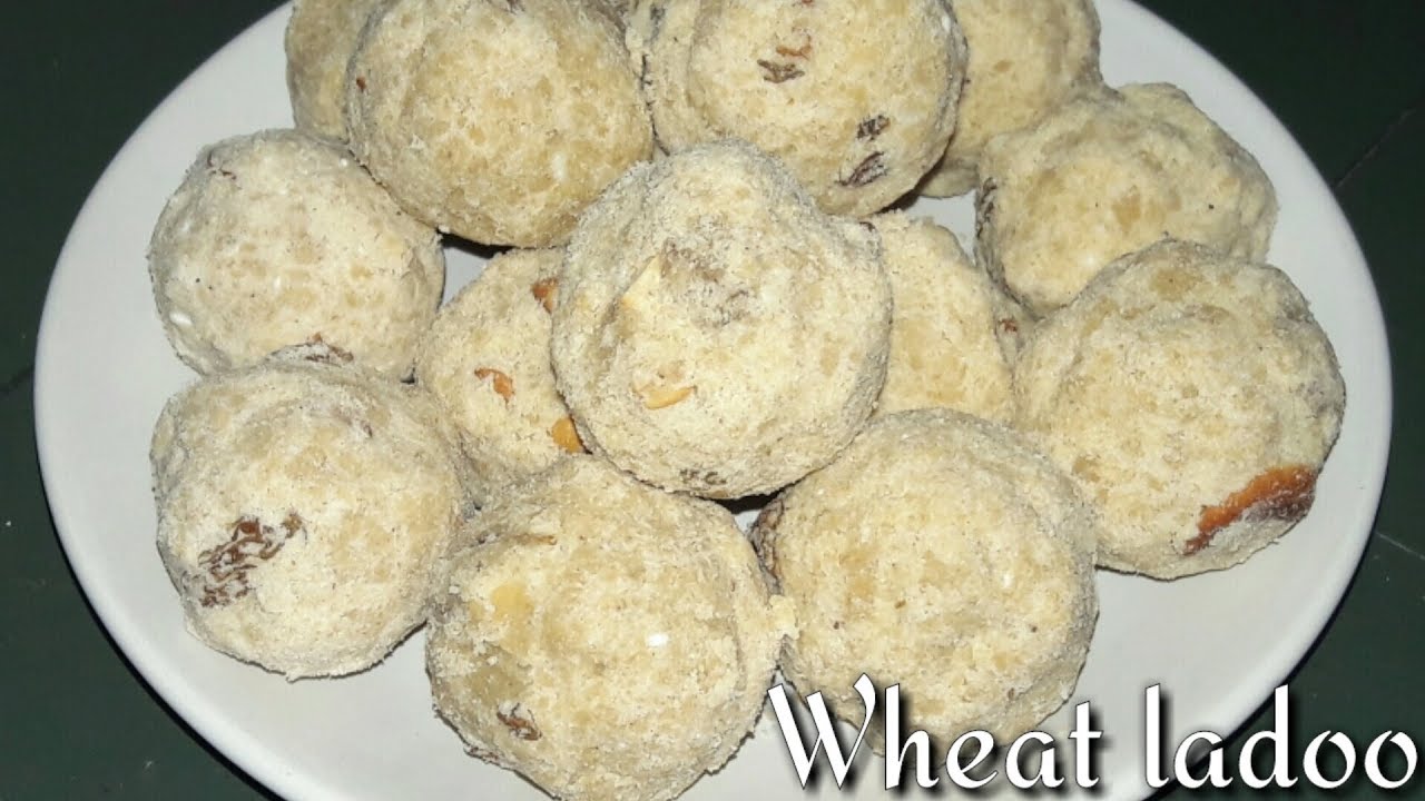Wheat ladoo | atta ladoo | how to make wheat laddu - YouTube
