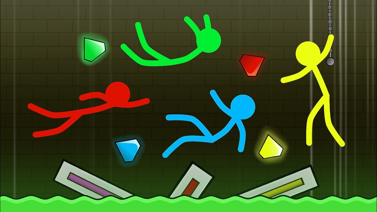 Red and Blue , Stickman Animation - (Escape Part 62) - YouTube