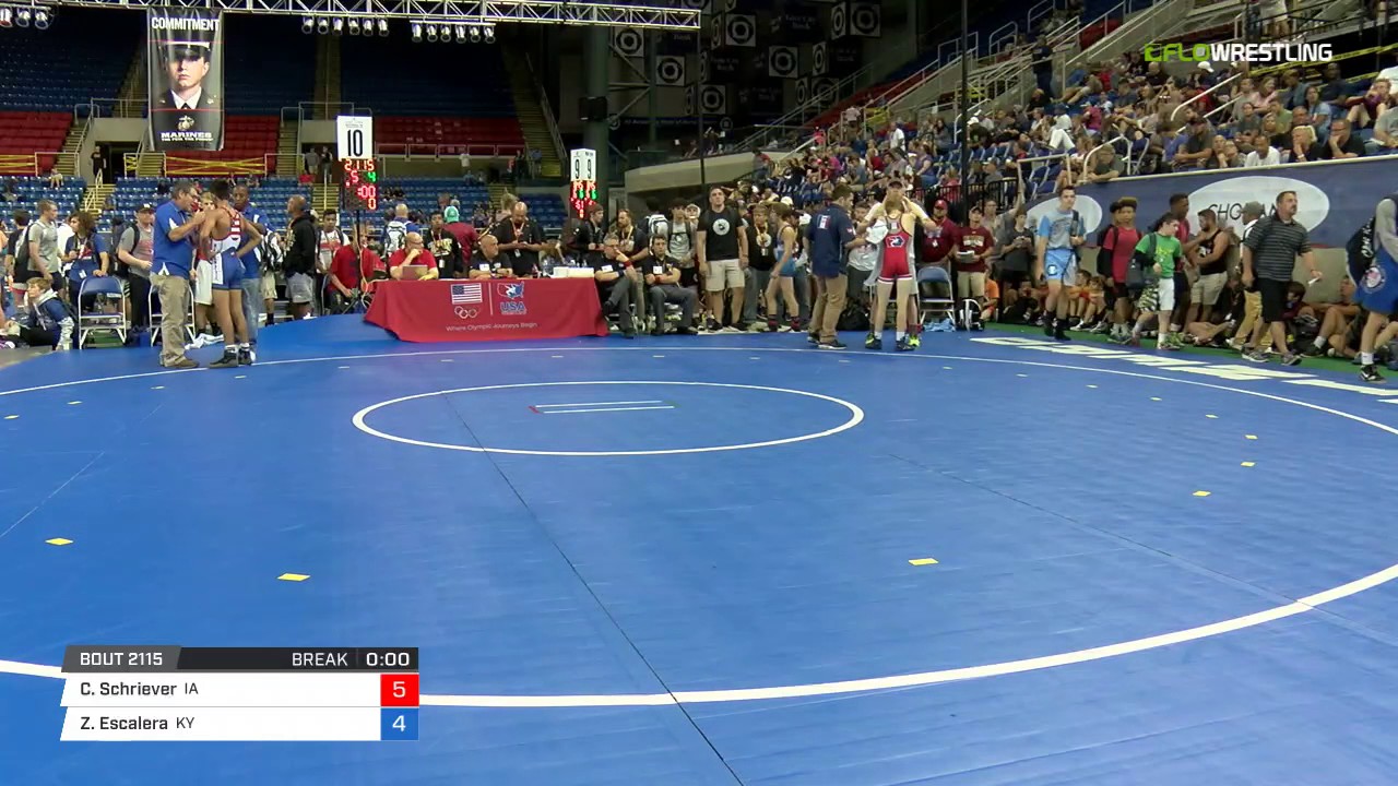 Cadet FS 106 Semis - Cullan Schriever (IA) vs. Zeke Escalera (KY) - YouTube