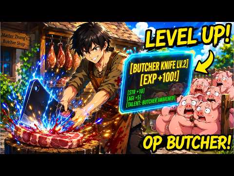 He Reincarnated As A Weak Butcher, But His SYSTEM Turns Slaughtering Into EXP