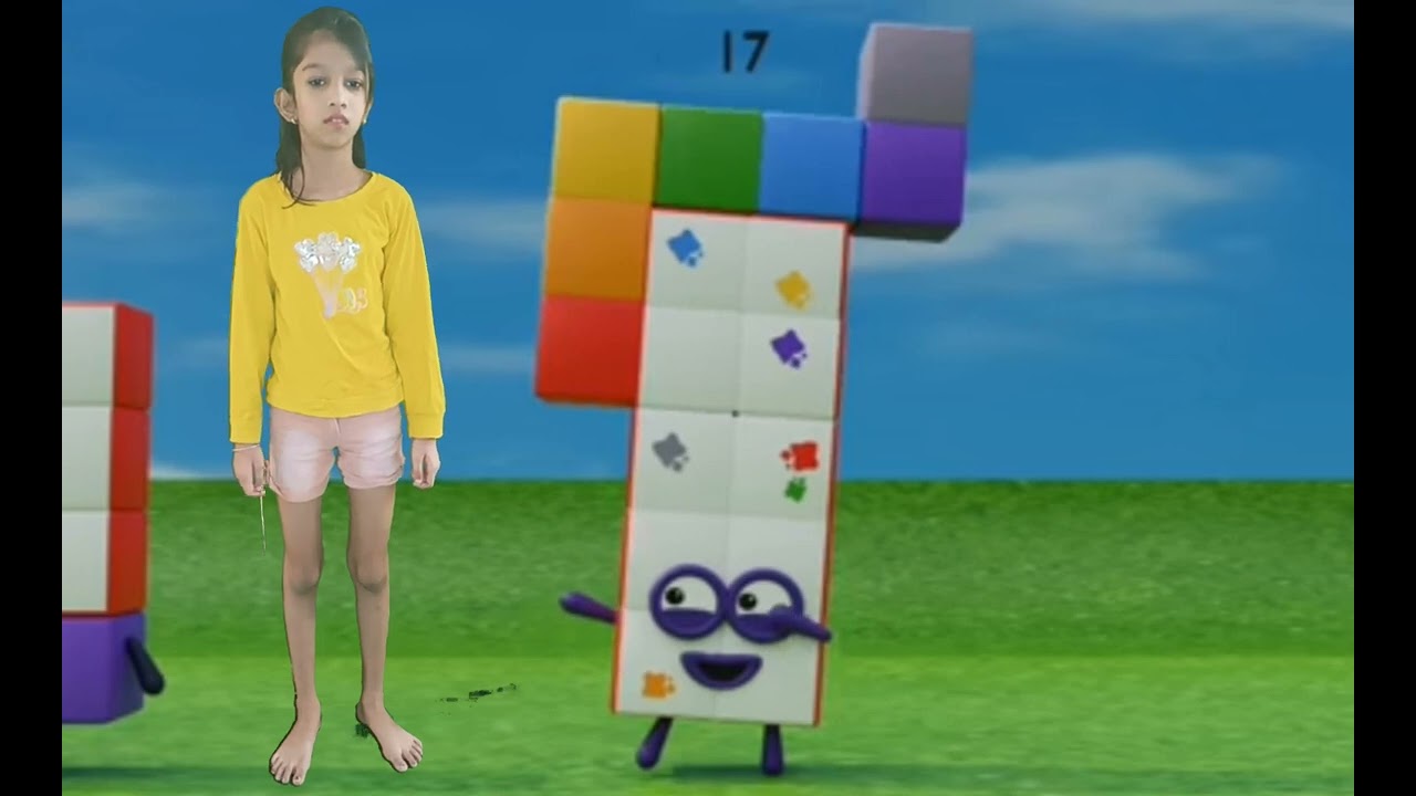 3D Numberblocks band 11 to 20 with my dance steps - YouTube