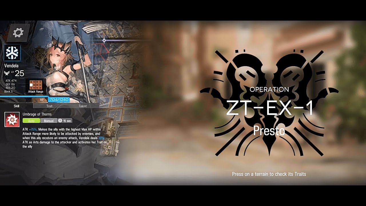 Arknights [Zwillingstürme im Herbst] ZT-EX-1 - YouTube