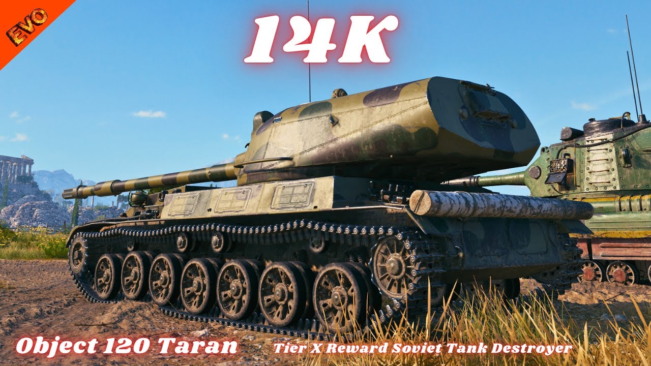 Object 120 Taran 14K Damage 6 Kills | World of Tanks | Mir Tankov - YouTube