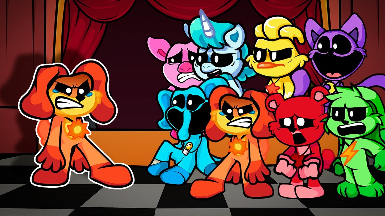 DogDay Vs Smiling Critters, Wacky World Song Friday Night Funkin' (FNF ...