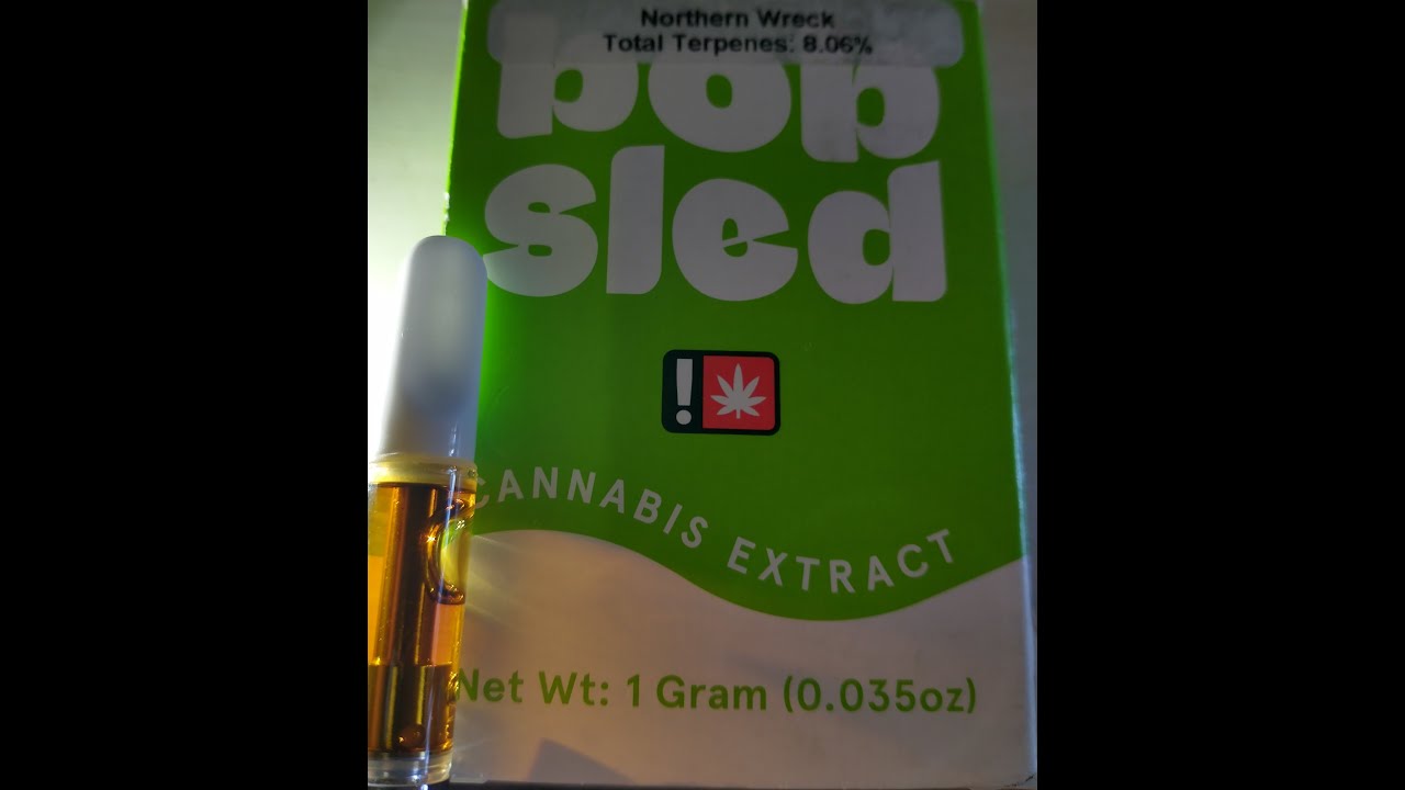 Northern Wreck live resin cart - from Bobsled Extracts - YouTube