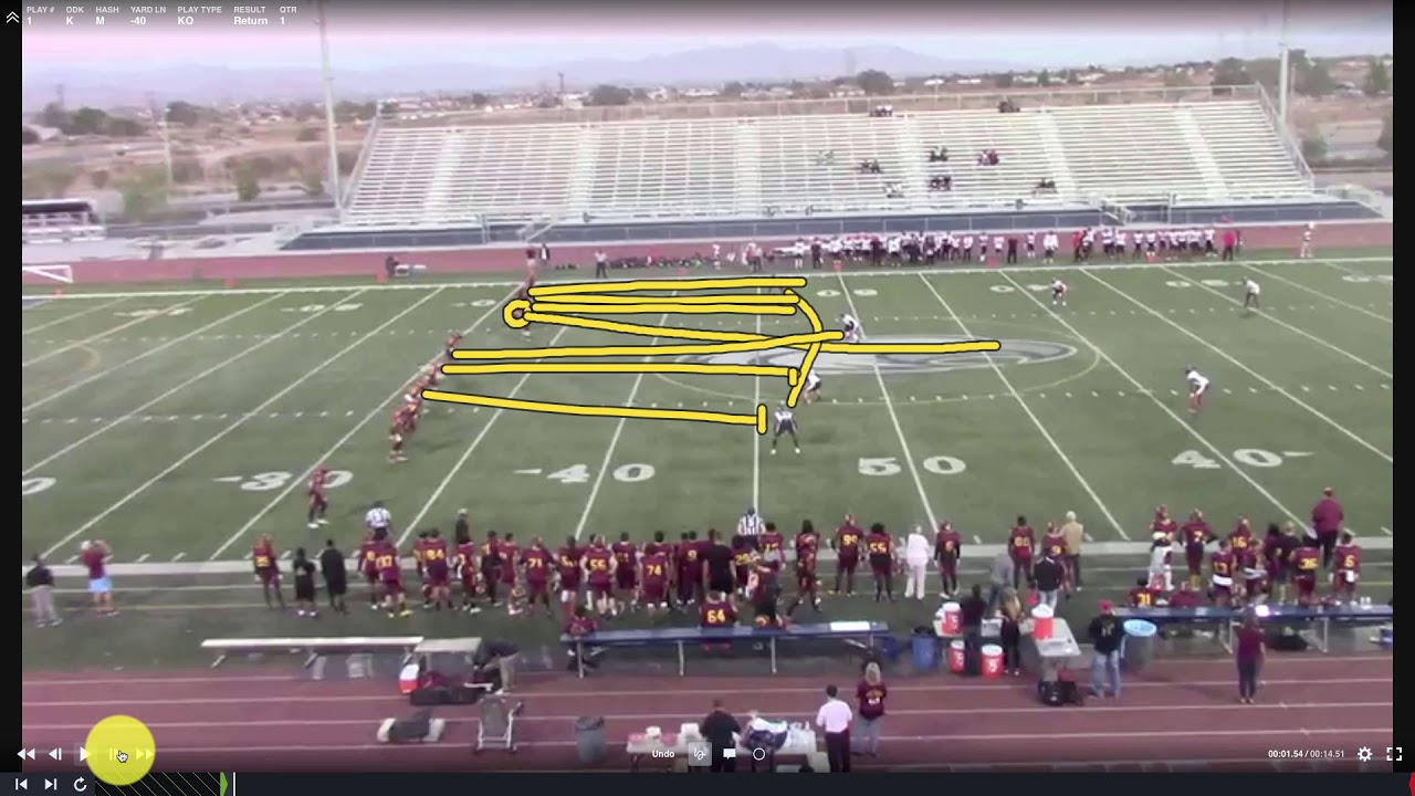 Attacking the middle of the field on Kickoff - YouTube