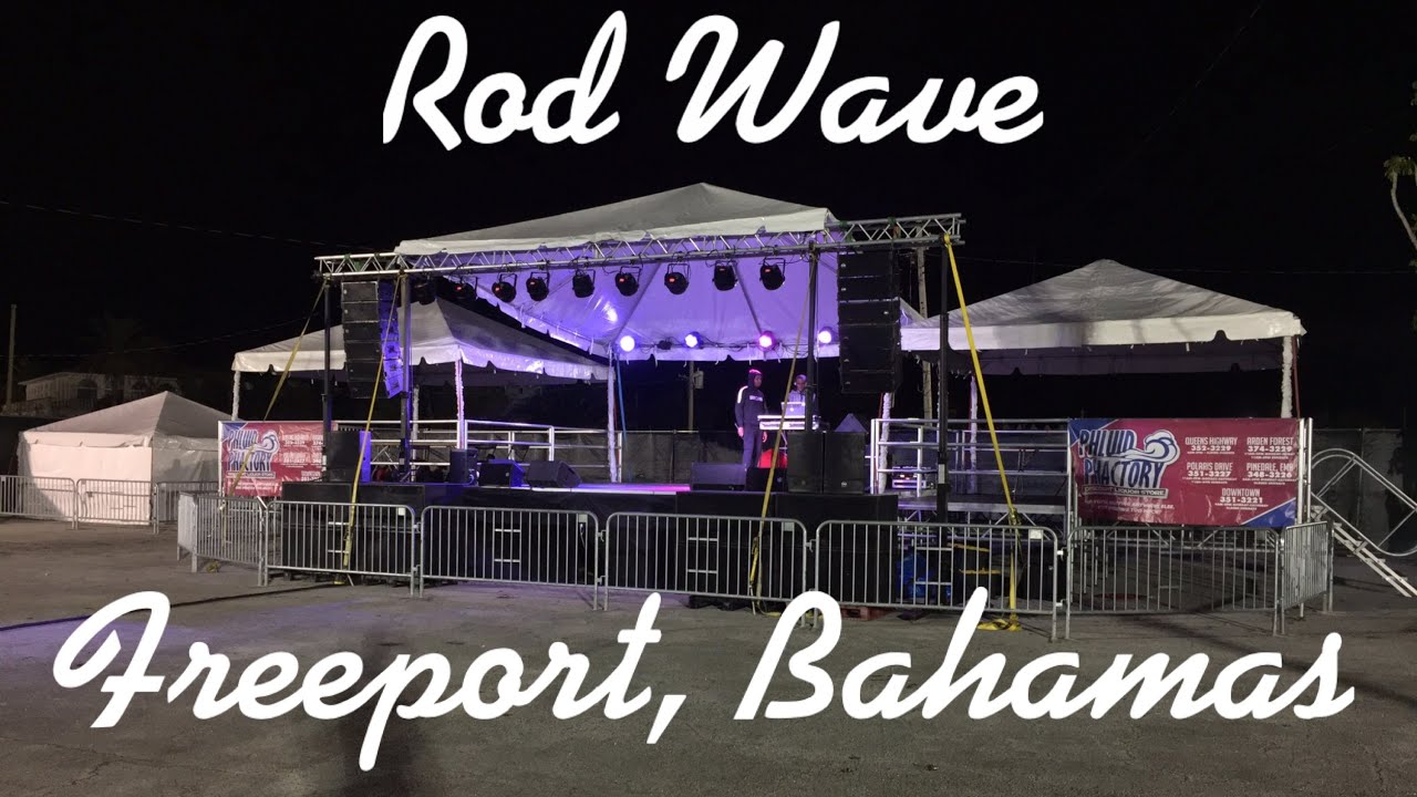 Rod Wave concert | Freeport, Bahamas - YouTube