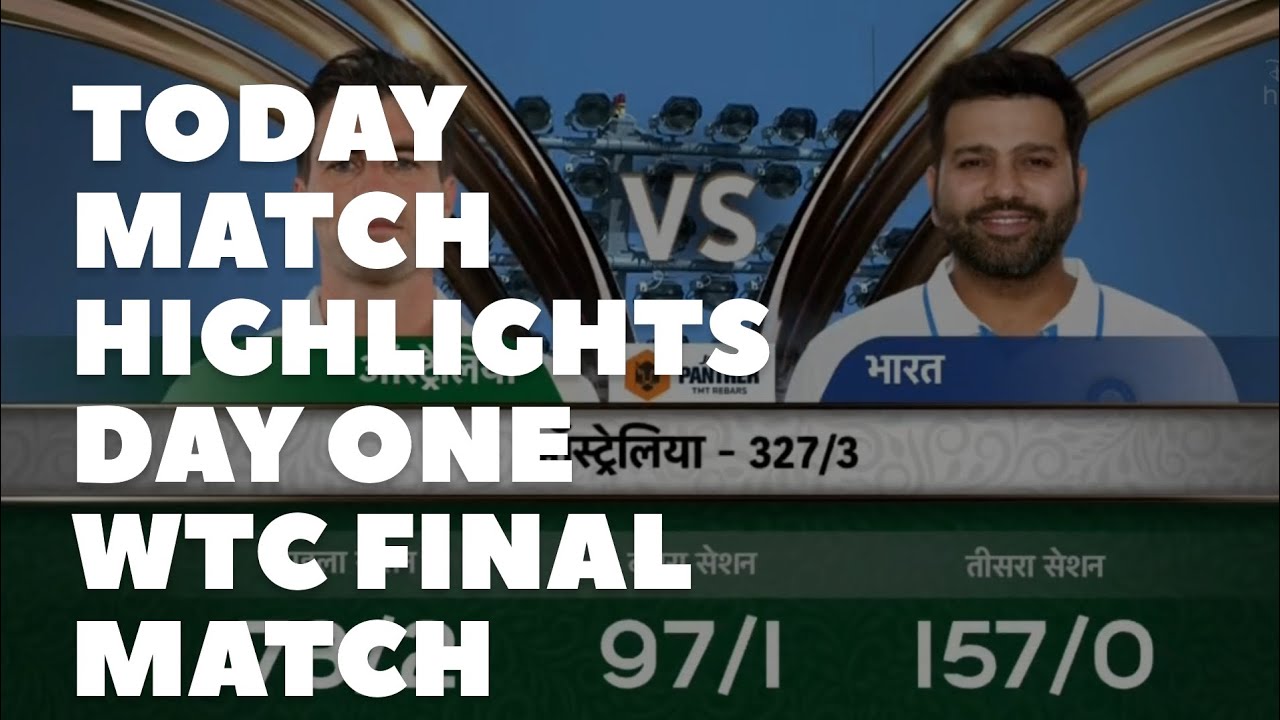 today match highlights Indiavsaustralia WTC final match|WTC final match ...