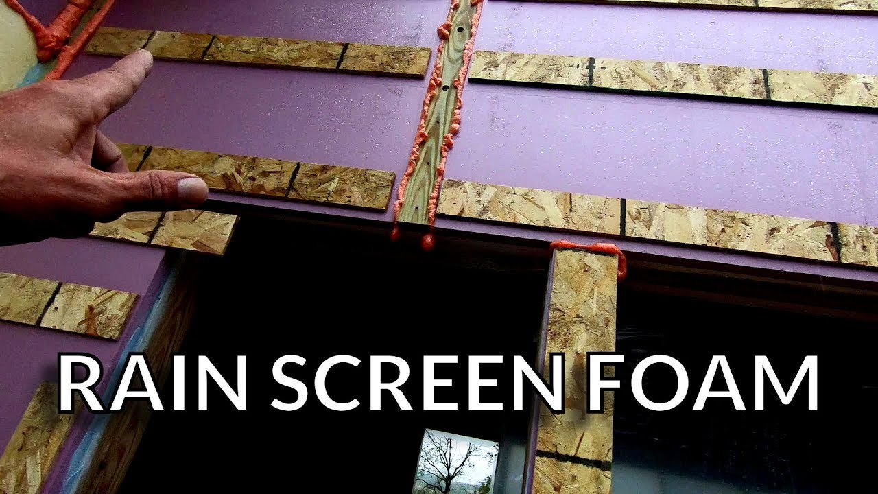 Rain Screen Stiffeners and Foam Recap - YouTube