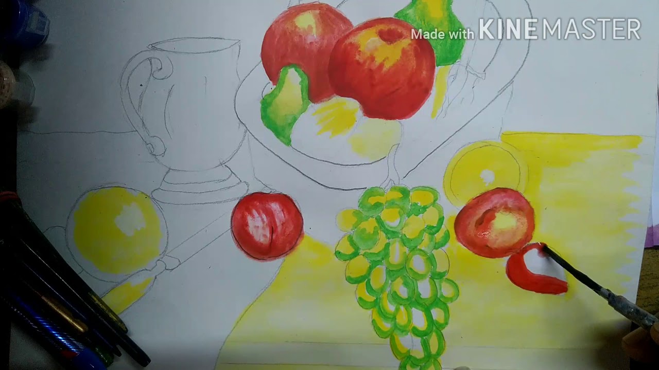 Still life Class VIII Drawing Work for 18/05/2020 - YouTube